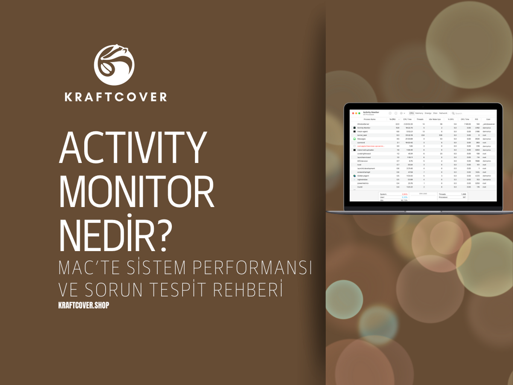 Activity Monitor Nedir? Mac’te Sistem Performansı İzleme ve Sorun Tesp